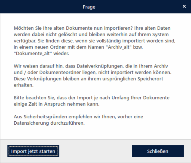 Erste Schritte in orgaMAX Dokumente